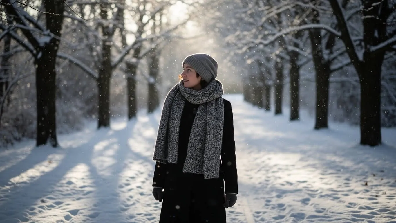 How to Dress Warm for Winter Walks Without Bulky Layers - Outfit Pad